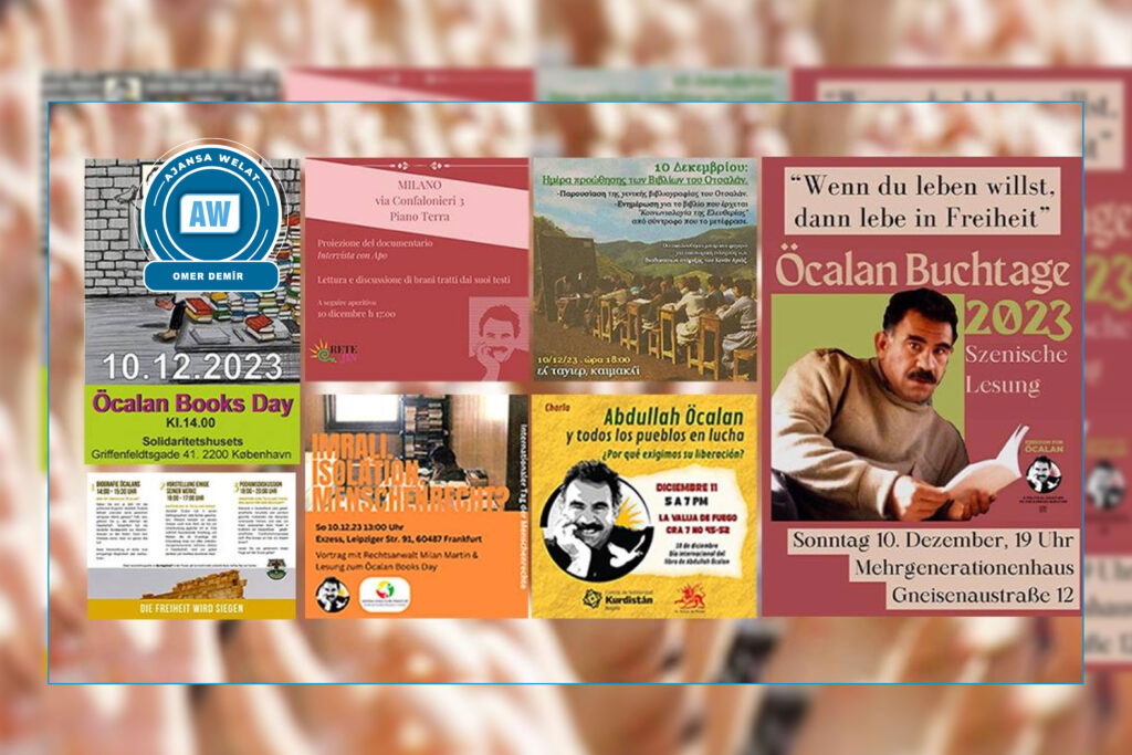Enternasyonalîst li dora pirtûkên Ocalan kom dibin – Ajansa Welat
