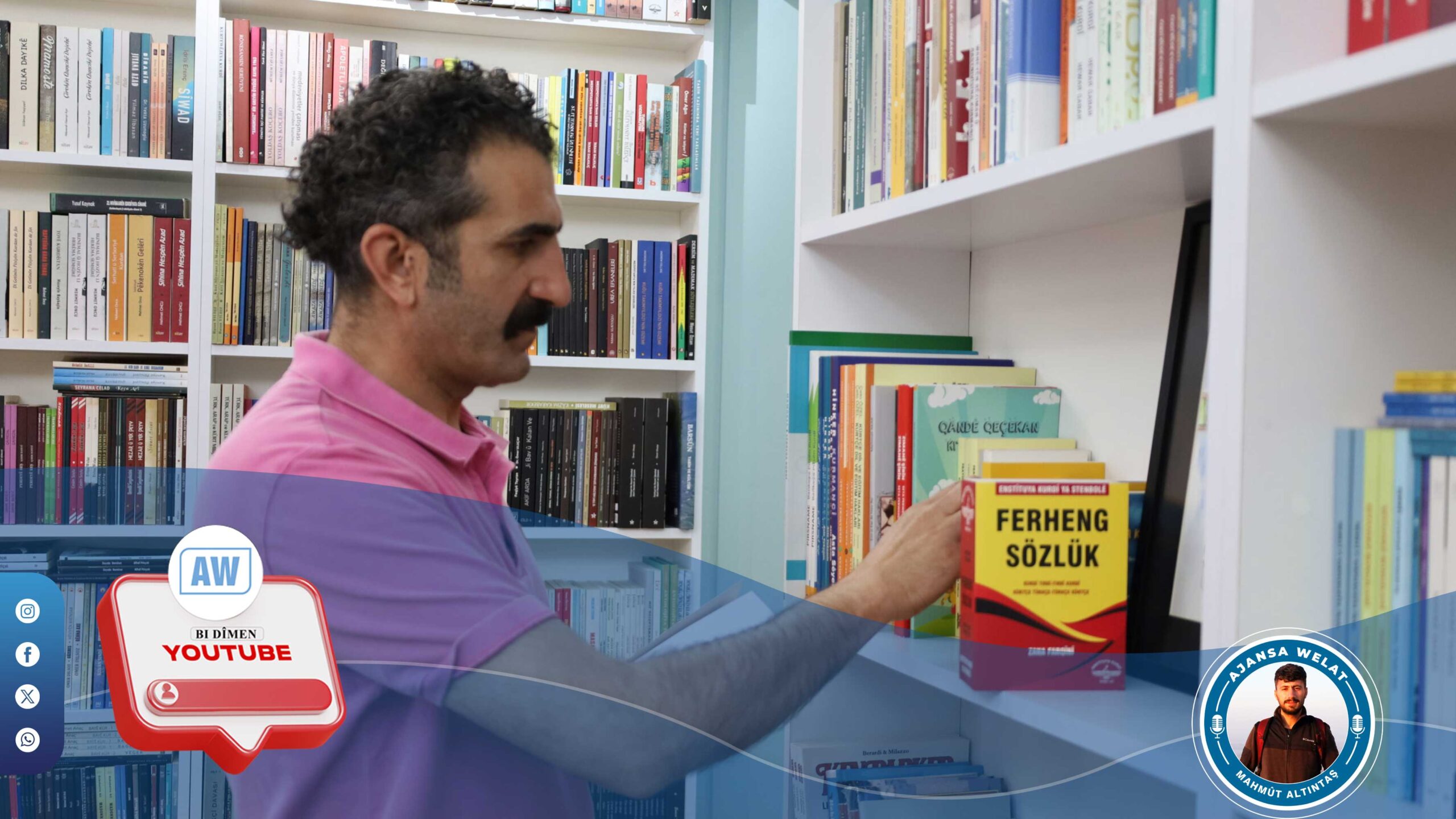 ‘Li Stenbolê herî zêde pirtûkên fêrkirina Kurdî tên firotin’ – Ajansa Welat